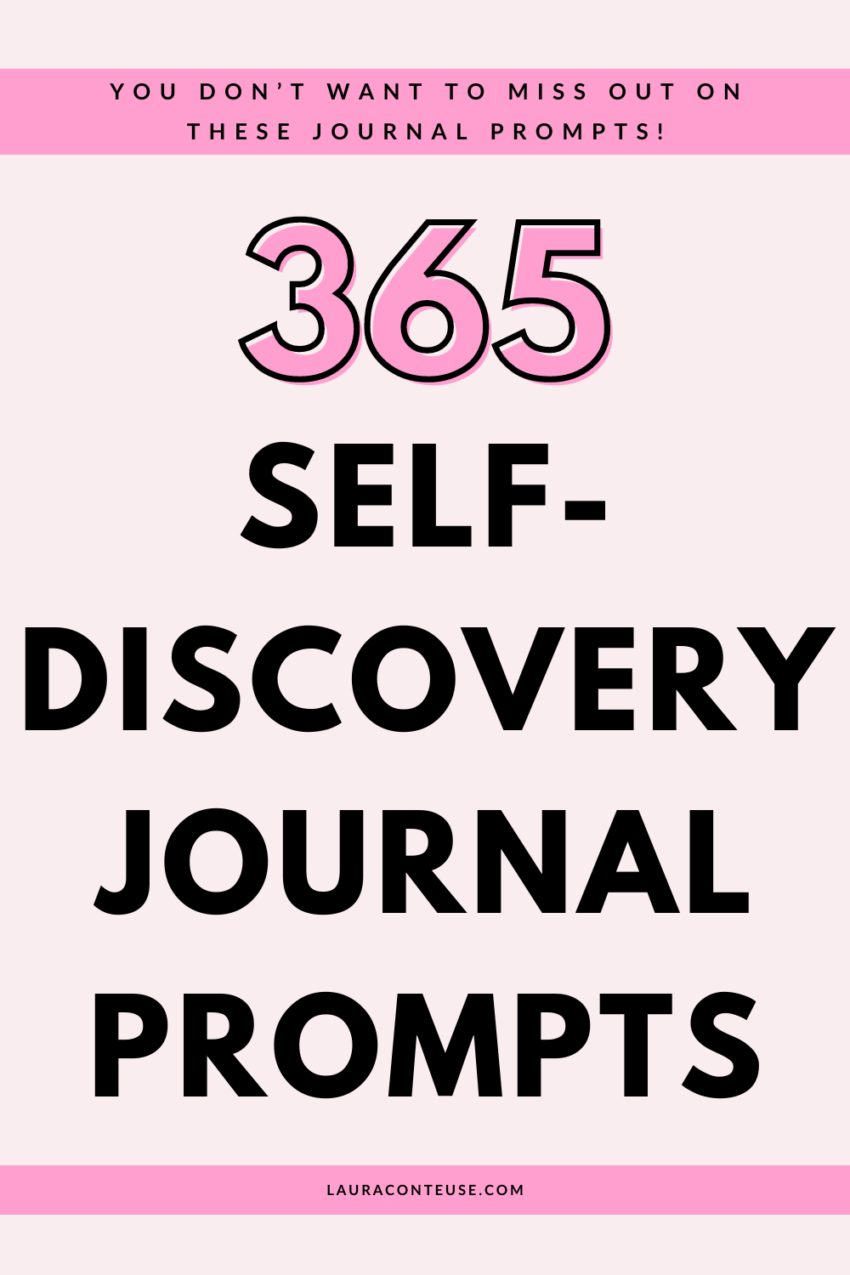 365 Journal Prompts for Self-Discovery to Help You Journal