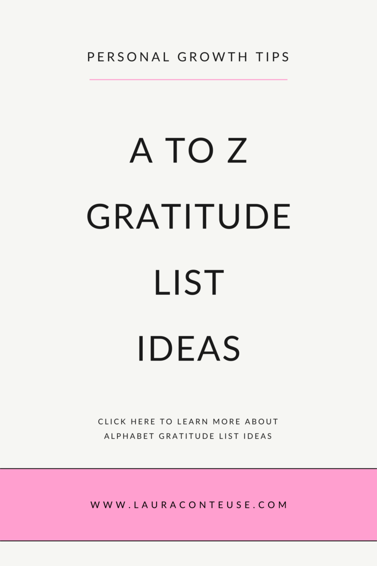 A to Z Gratitude List: 300+ Things to Be Thankful For