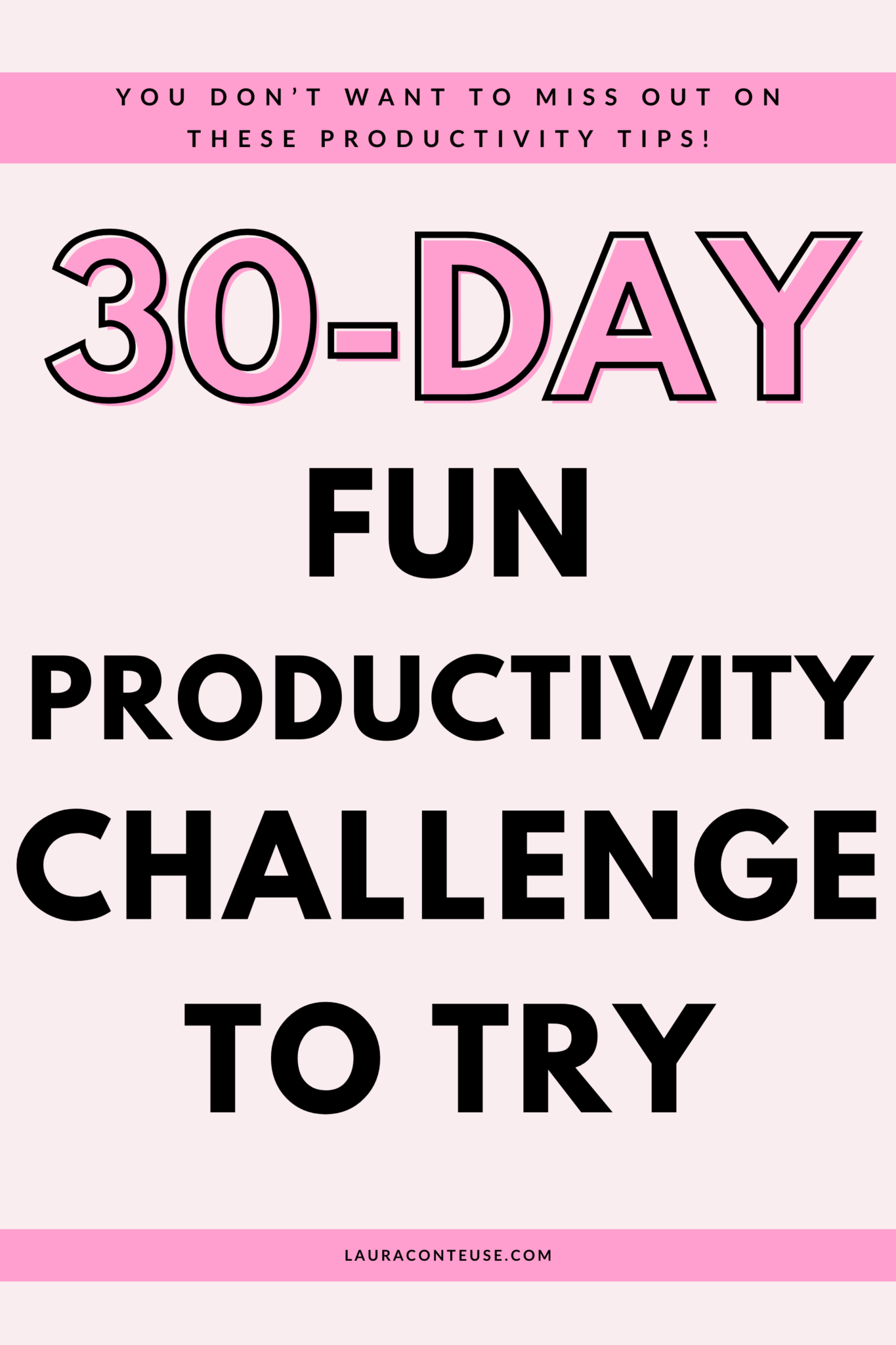 A 30-Day Productivity Challenge to Be More Productive