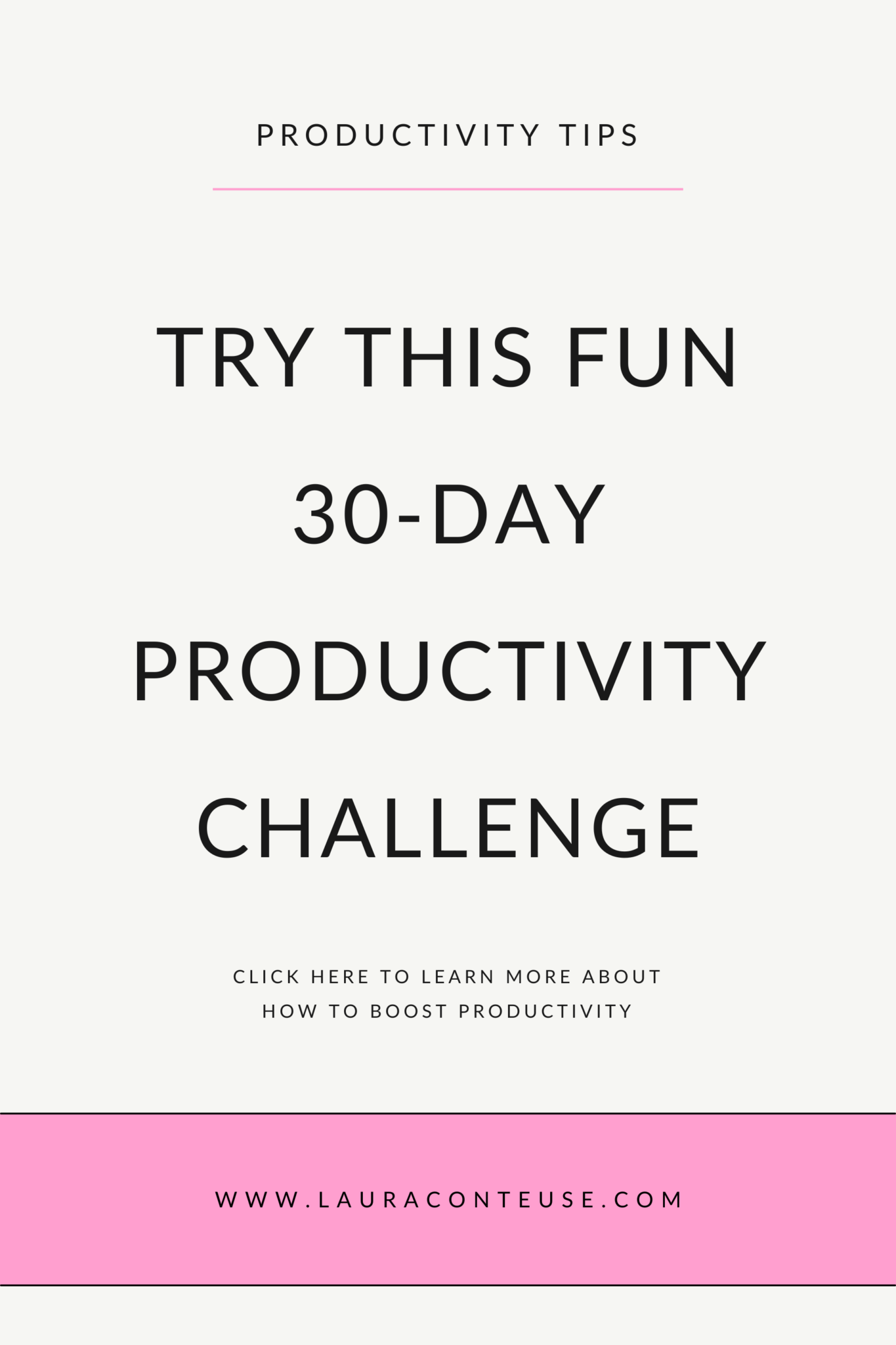 A 30-Day Productivity Challenge to Be More Productive
