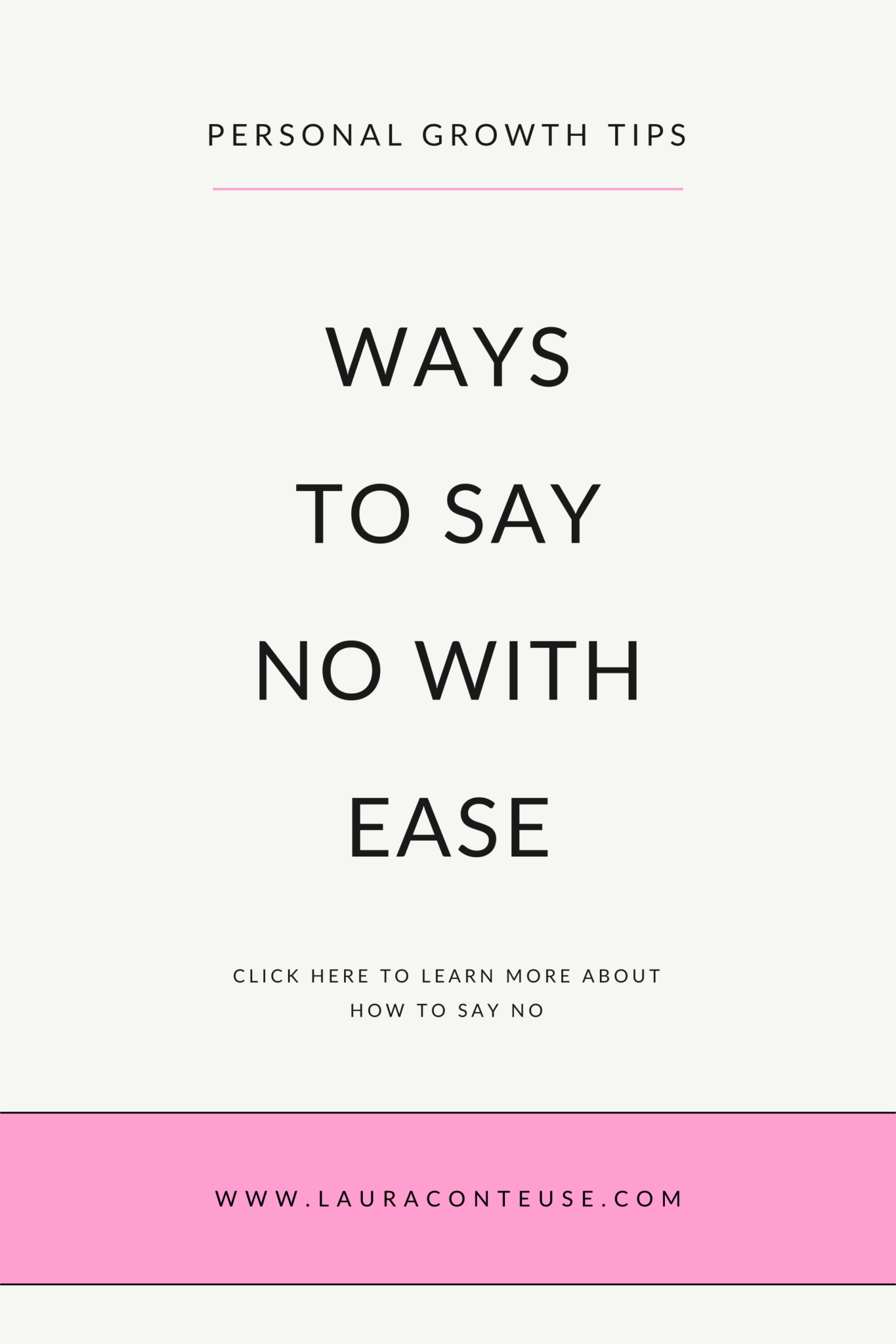 Learn to Say No Without Explaining Yourself