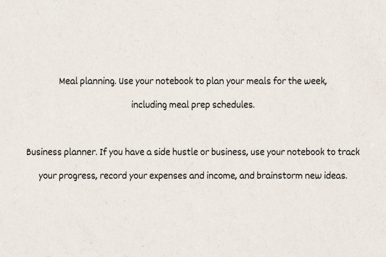 130 Creative and Useful Things to Do With a Notebook