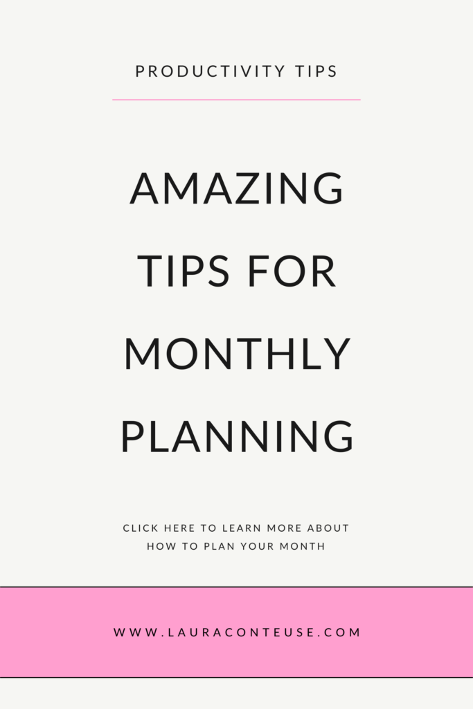 Successful Monthly Planning for an Insanely Productive Month
