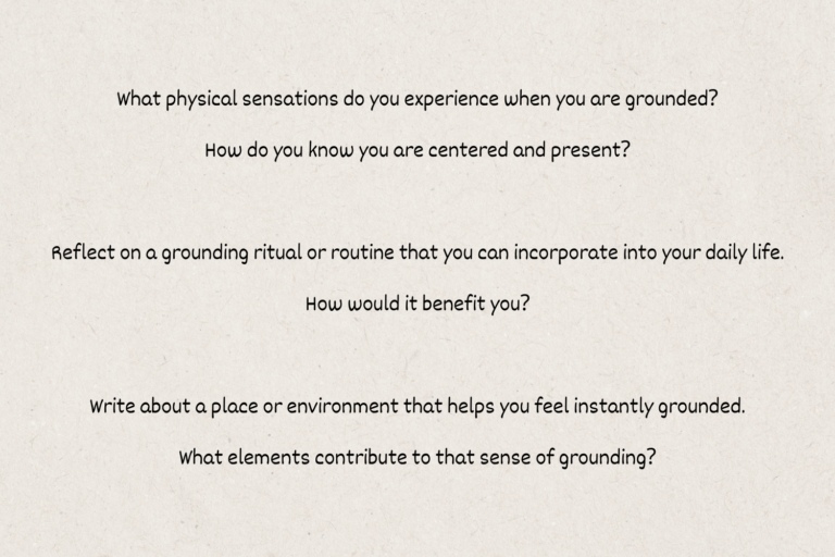 165 Grounding Journal Prompts to Calm Yourself Down