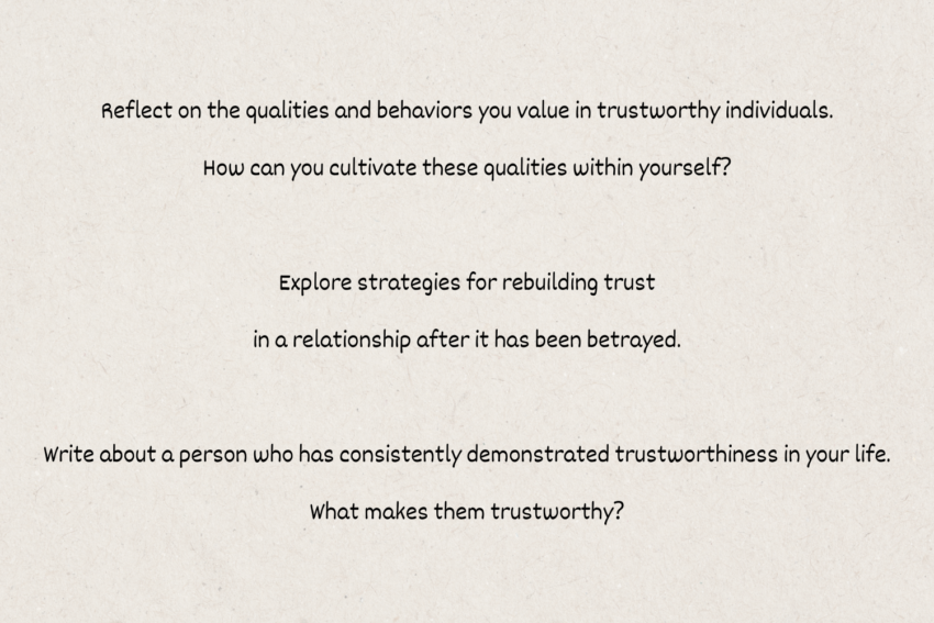 90 Incredibly Healing Journal Prompts for Trust Issues