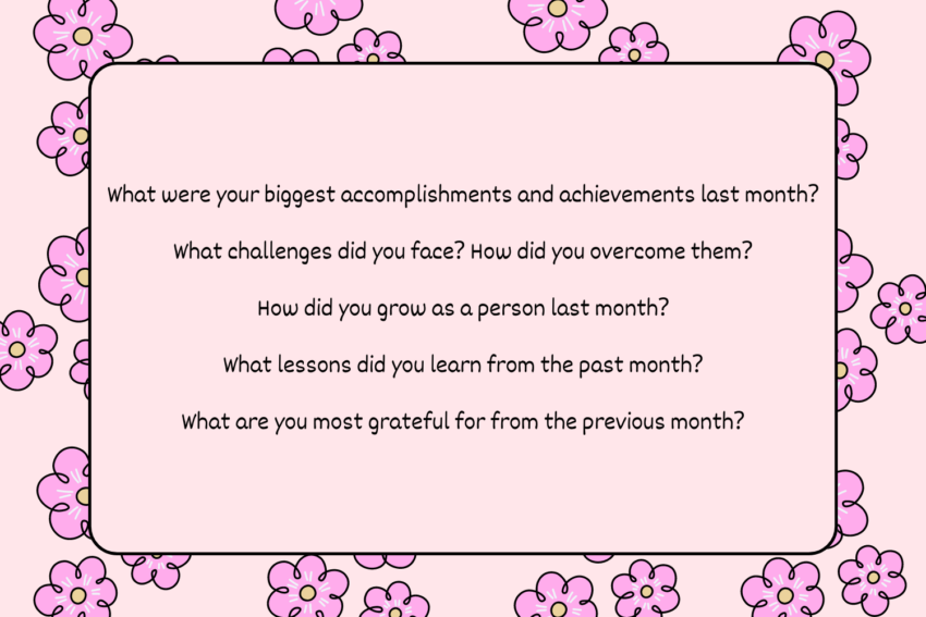 75 Amazing New Month Journal Prompts for Goal Setting