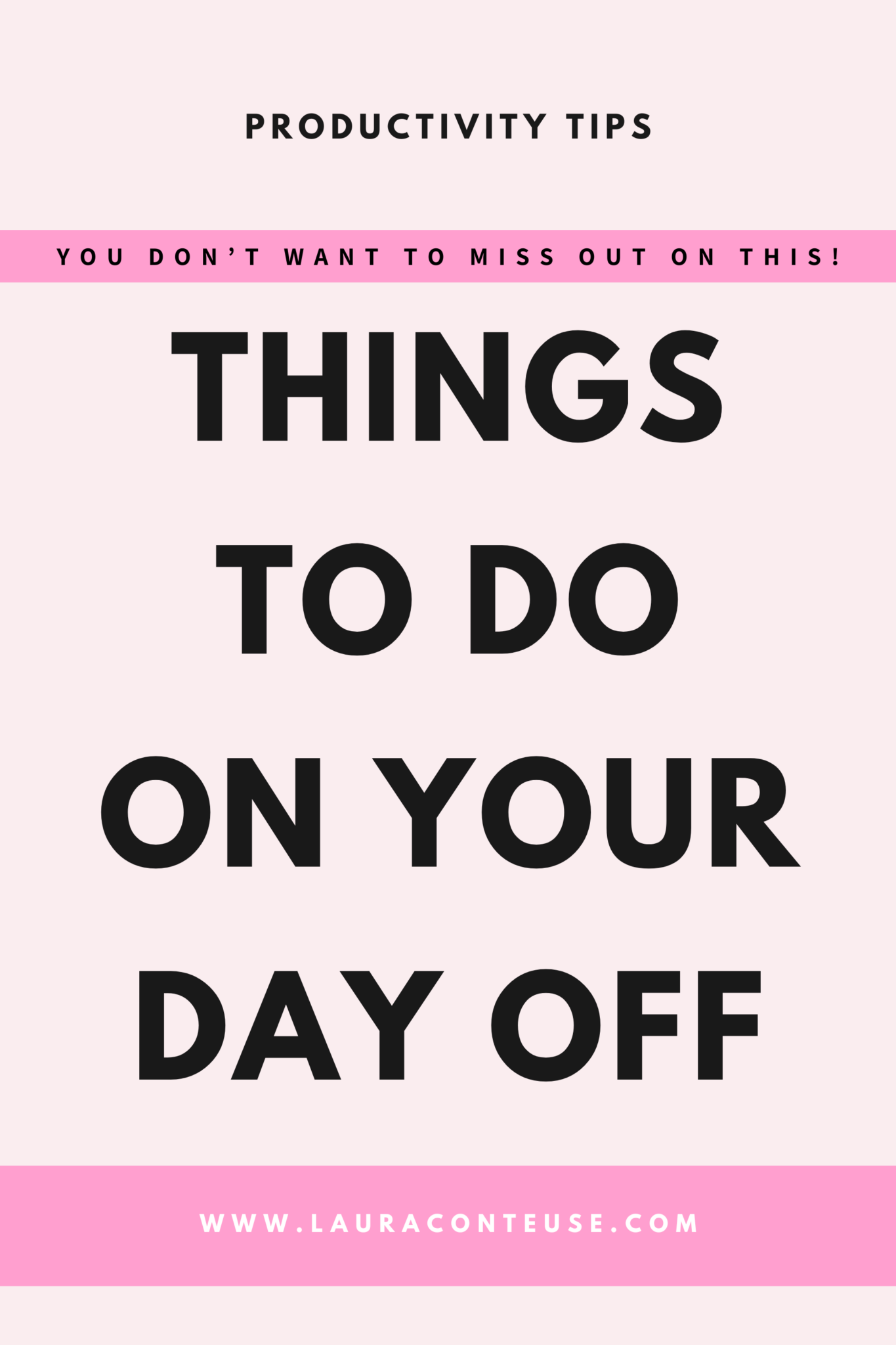 40 Productive Things to Do on Your Day Off to Recharge