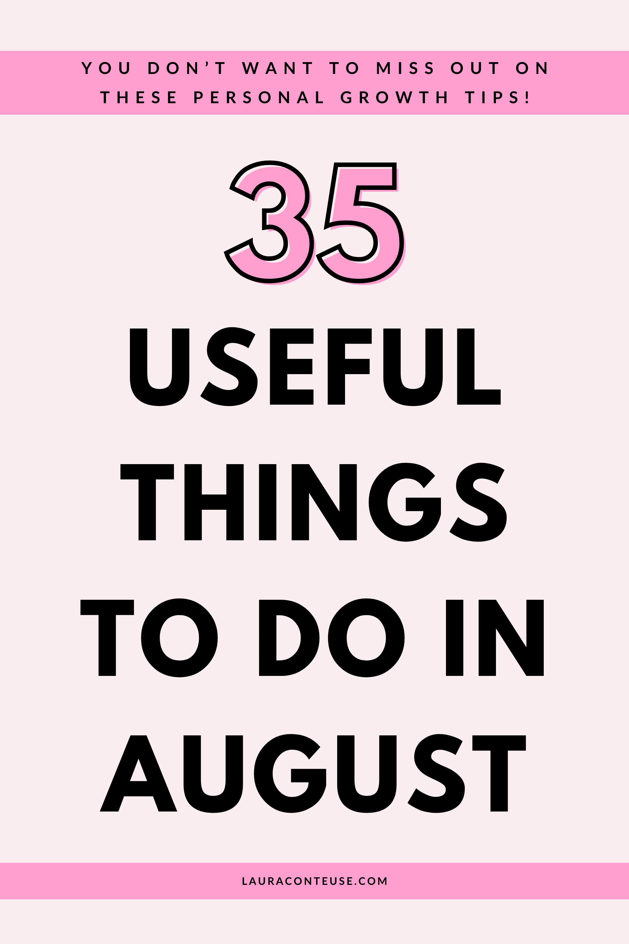 35 Useful Things to Do in August to Prepare for Autumn
