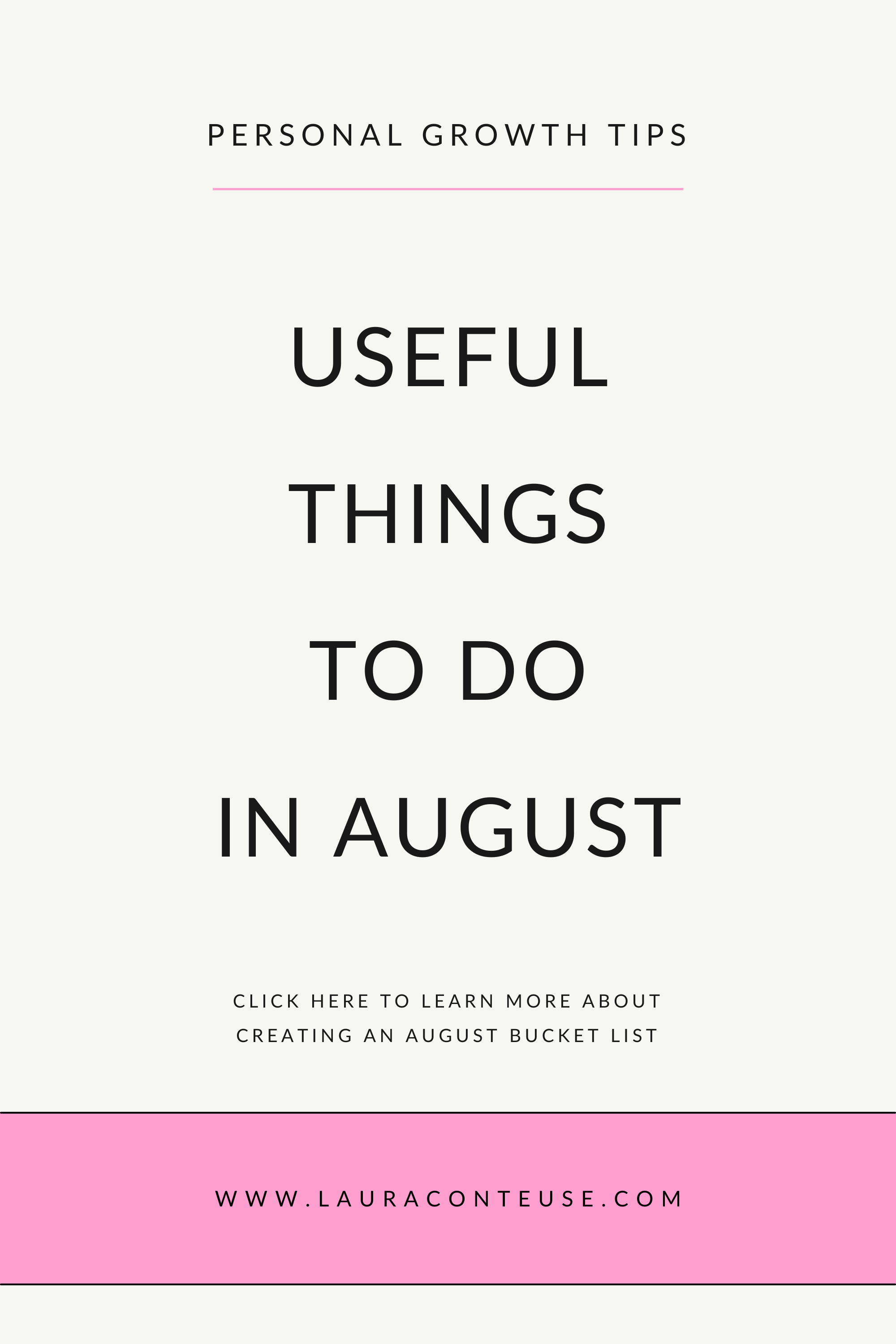 35 Useful Things to Do in August to Prepare for Autumn