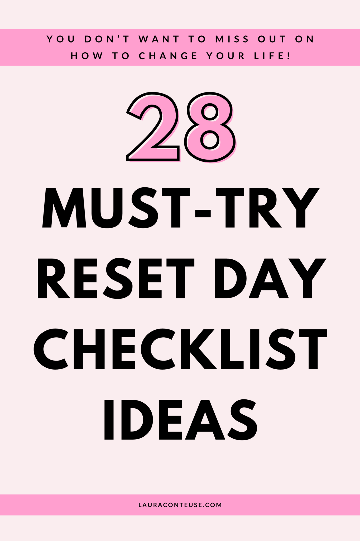 28 Useful Reset Day Checklist Ideas for Your Reset Routine