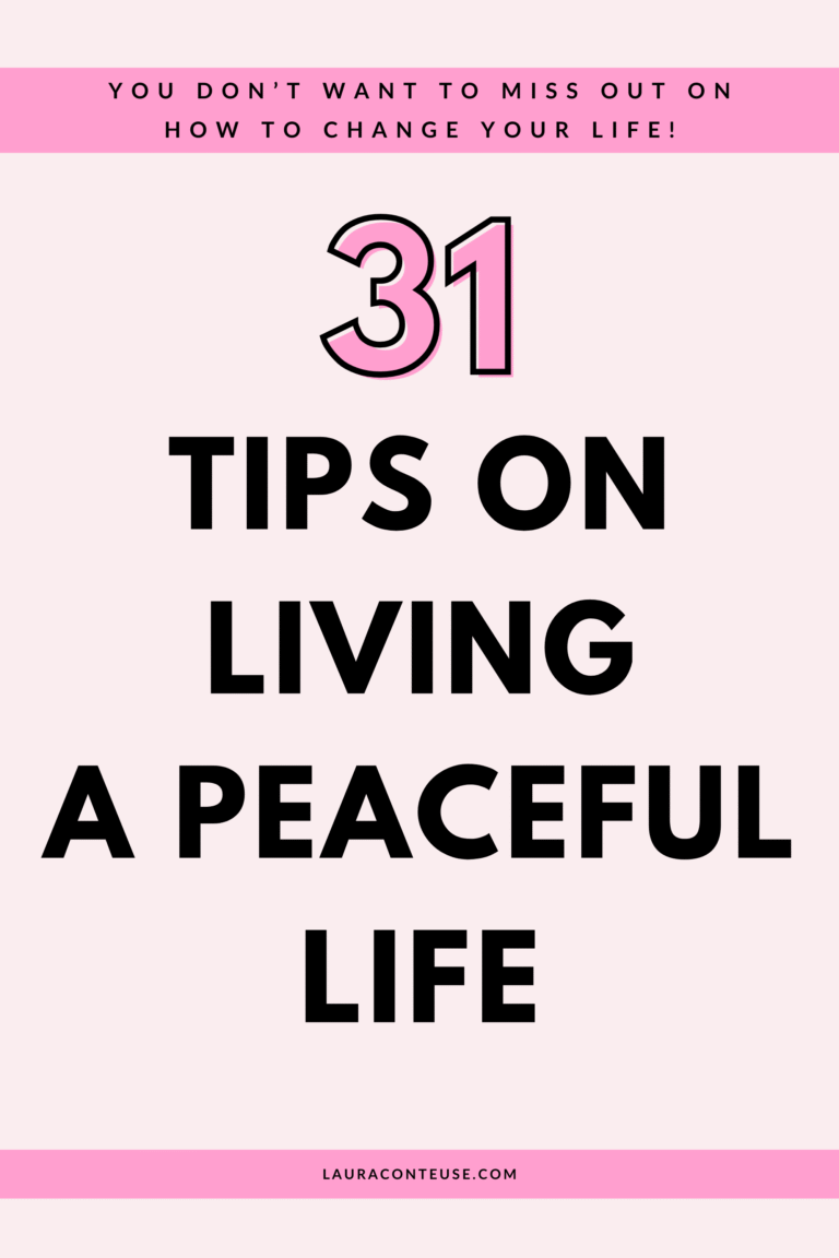 How To Live A Peaceful Life Without Feeling Fake