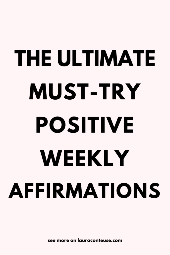 800 Weekly Affirmations to Start Fresh Every Monday
