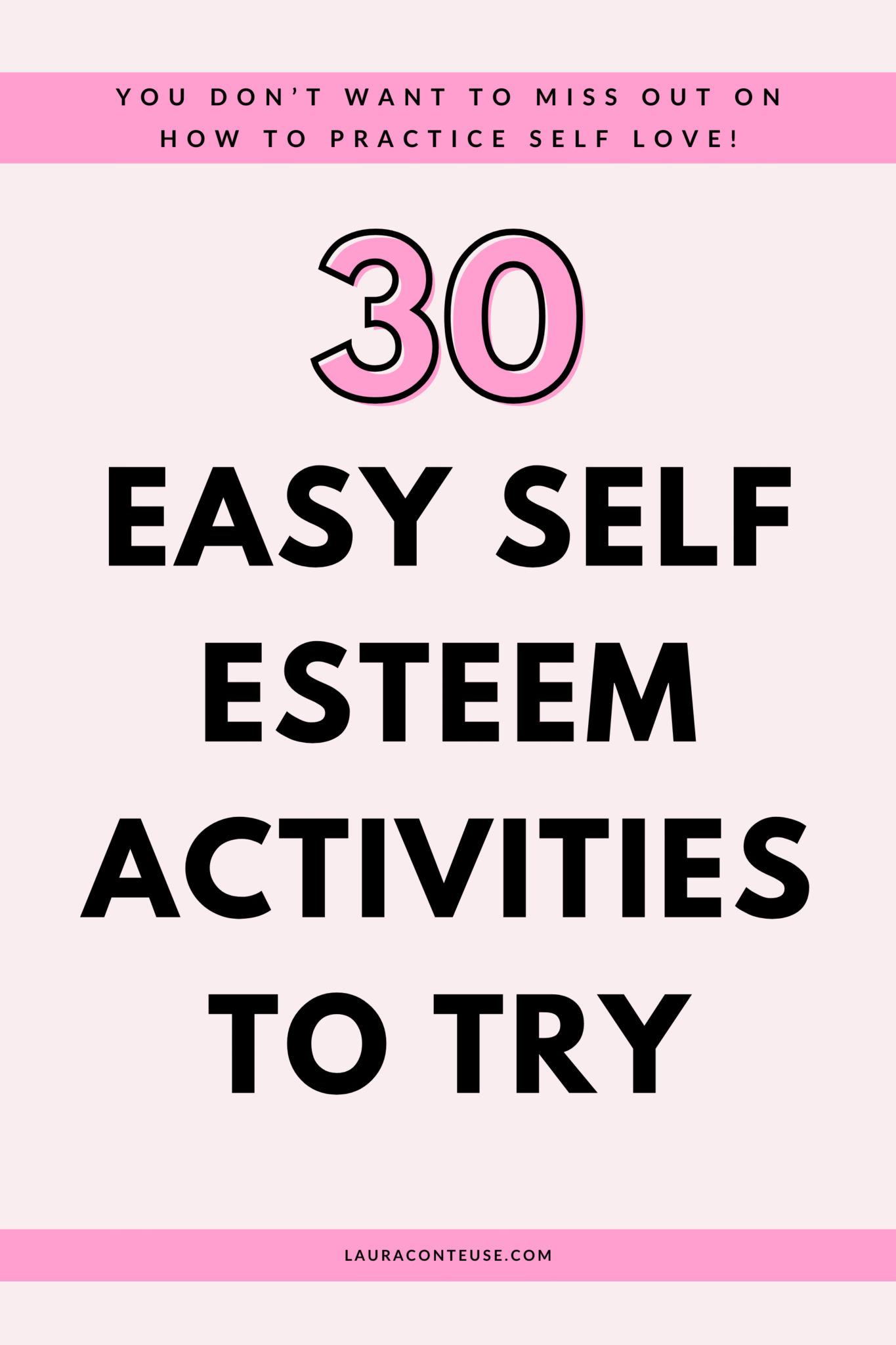 30 Easy Self Esteem Activities To Boost Your Confidence Fast